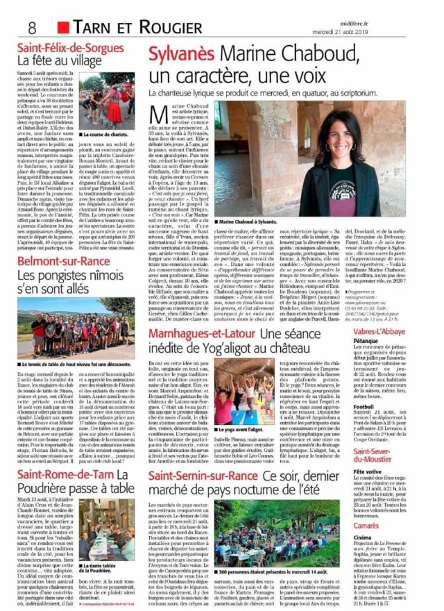 Médias - Marine Chaboud